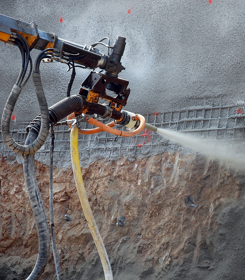 Shotcrete Installation and Repair | LRL Construction