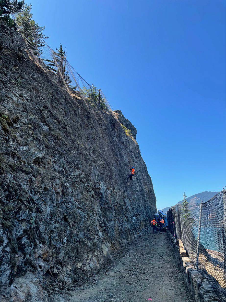 Mitchell Point - Draped Mesh - LRL Construction