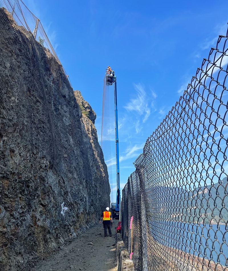 Rockfall Mitigation | LRL Construction
